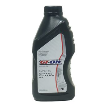 ÓLEO DE MOTOR 20W50 API SL GT-OIL MINERAL - idealpecas